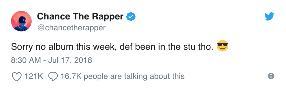 Chance The Rapper Drops Four New Singles | setlist.fm