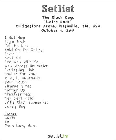 Setlist Spoilers from The Black Keys' "Let's Rock!" Tour | setlist.fm