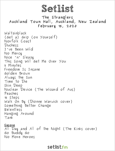 RIP Dave Greenfield of The Stranglers - See Setlist of Last Show ...