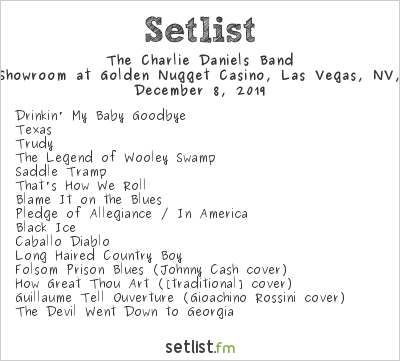 RIP: See the Setlist from One of Charlie Daniels' Last Shows | setlist.fm