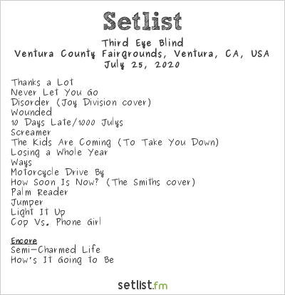 Third Eye Blind Play Drive-In Show, See the 17-Song Setlist | setlist.fm