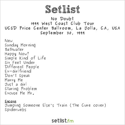 This Day in 1999 No Doubt Kicked Off Their West Coast Club Tour ...