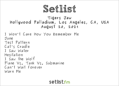 Photo Talk: Photographer Danielle Parsons on Tigers Jaw | setlist.fm