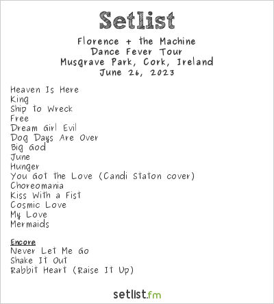 Florence + the Machine Continue European Tour With Live Debut | setlist.fm