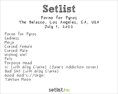 Porno for Pyros Announce 'Horns, Thorns En Halos' Tour | setlist.fm