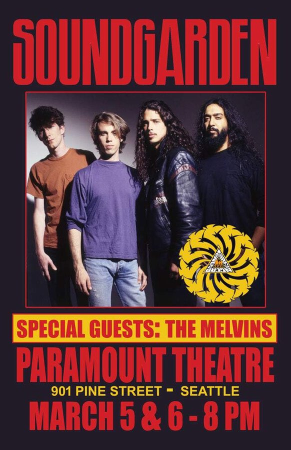 Setlist History: Soundgarden's '92 Shows at the Paramount | setlist.fm