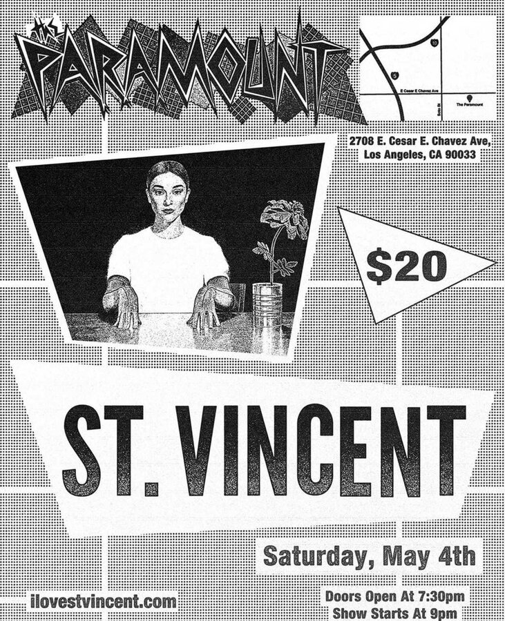 St. Vincent Kicks Off Tour at Small Club in LA's Eastside | setlist.fm