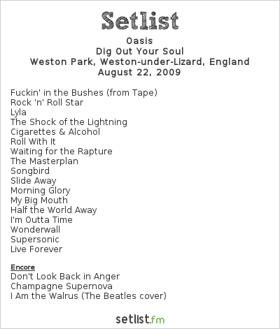 Oasis End 15-Year Hiatus, Announce 2025 Tour | setlist.fm