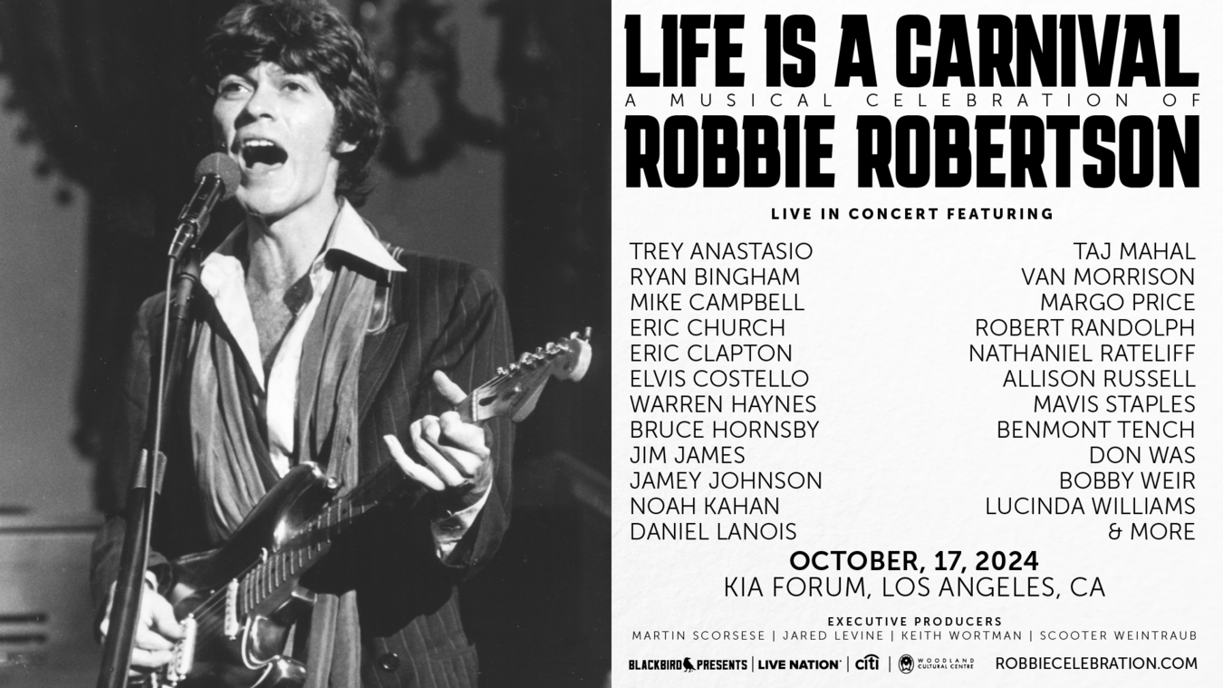 Clapton, Mavis, Van Morrison, Others Celebrate Robbie Robertson ...