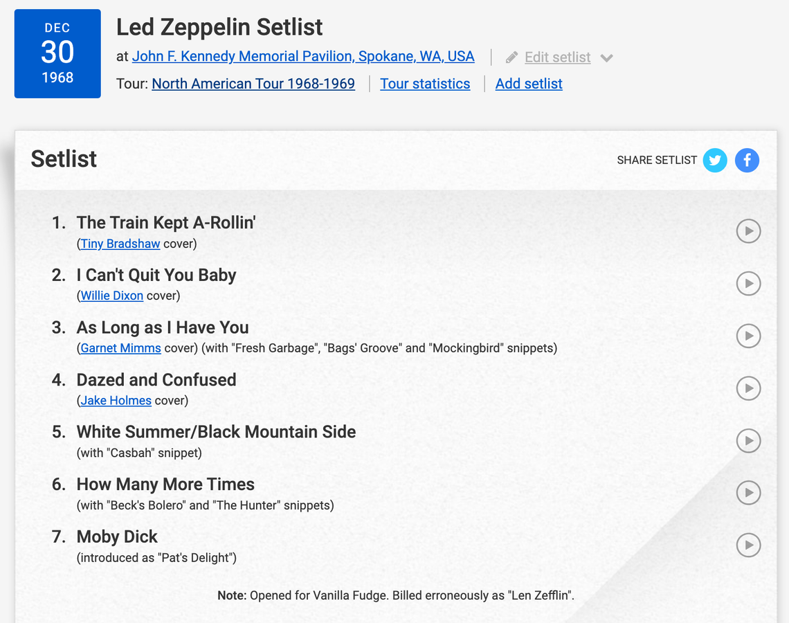 Today is Robert Plant's Birthday | setlist.fm