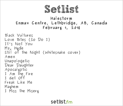 Halestorm Setlist _ Halestorm バンド – XUZBE